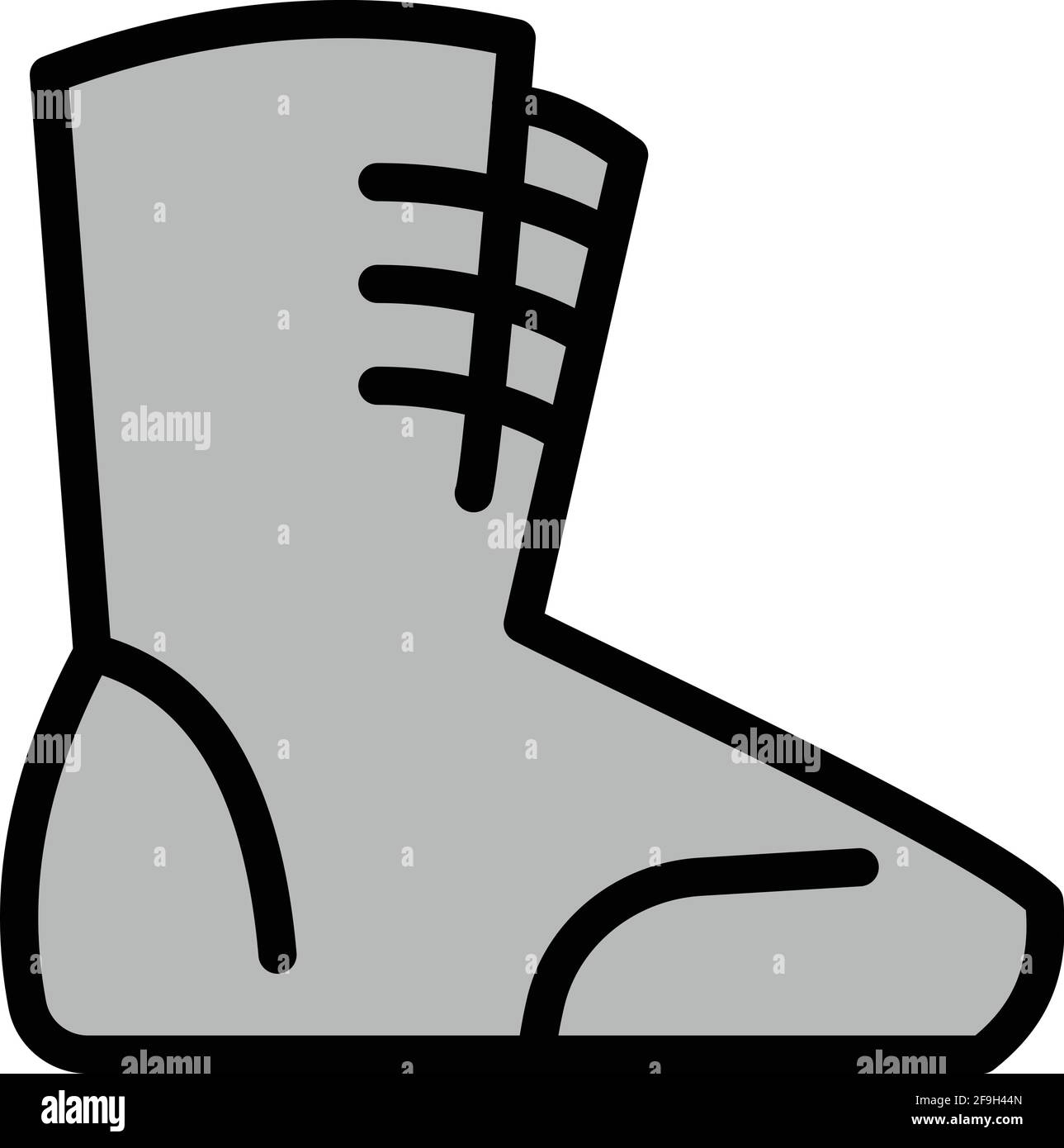 Boxing shoes icon. Outline Boxing shoes vector icon for web design ...