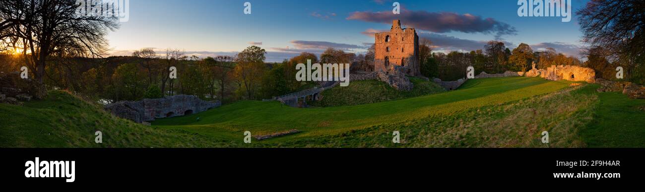 Norham Castle one of the most important of the Border castles was built ...