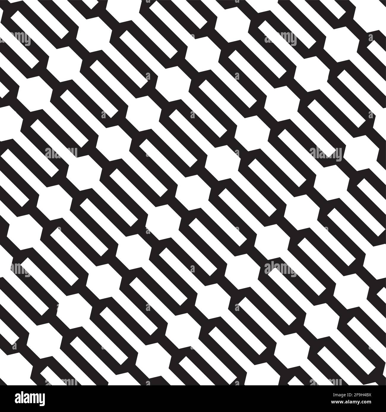 Seamless abstract geometric interlock pattern background Stock Vector ...