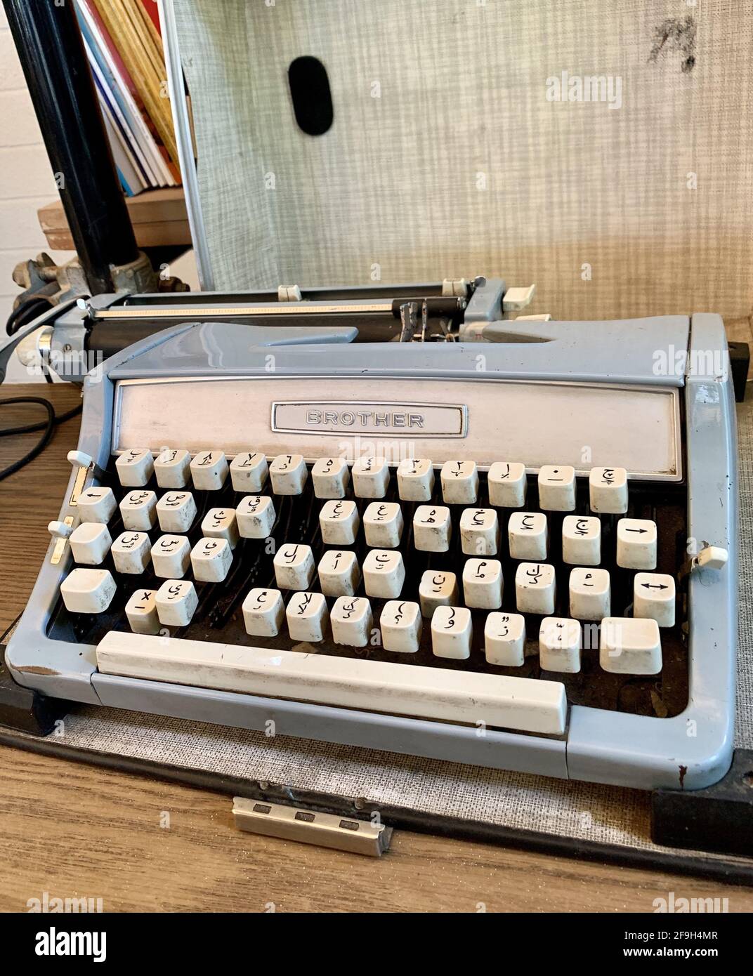 TEHRAN, IRAN - Oct 06, 2020: The old Machine-Type with Persian and ...