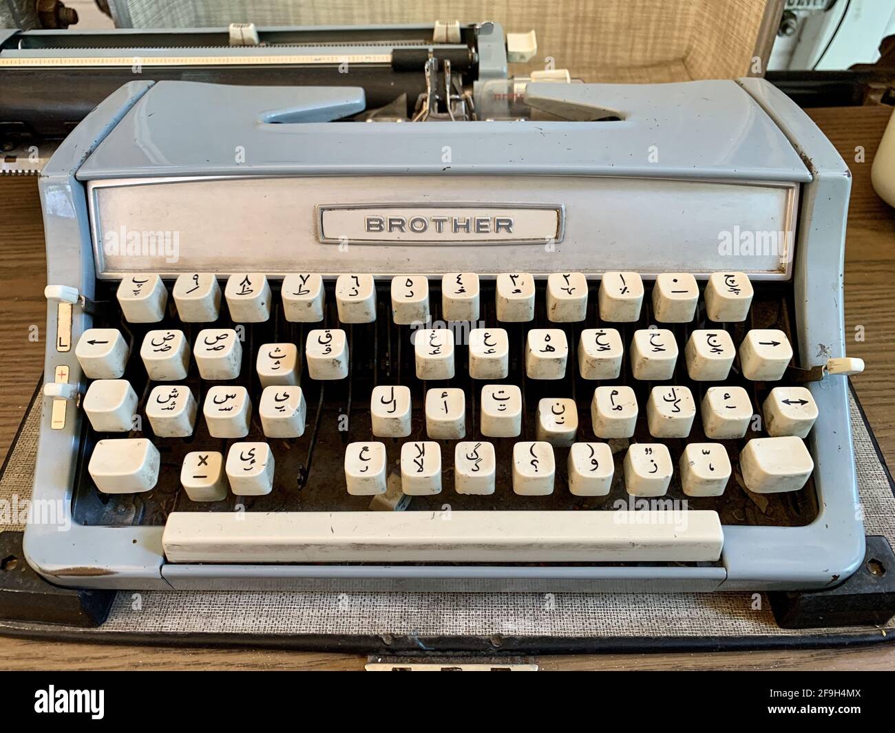 TEHRAN, IRAN - Oct 06, 2020: The old Machine-Type with Persian and ...