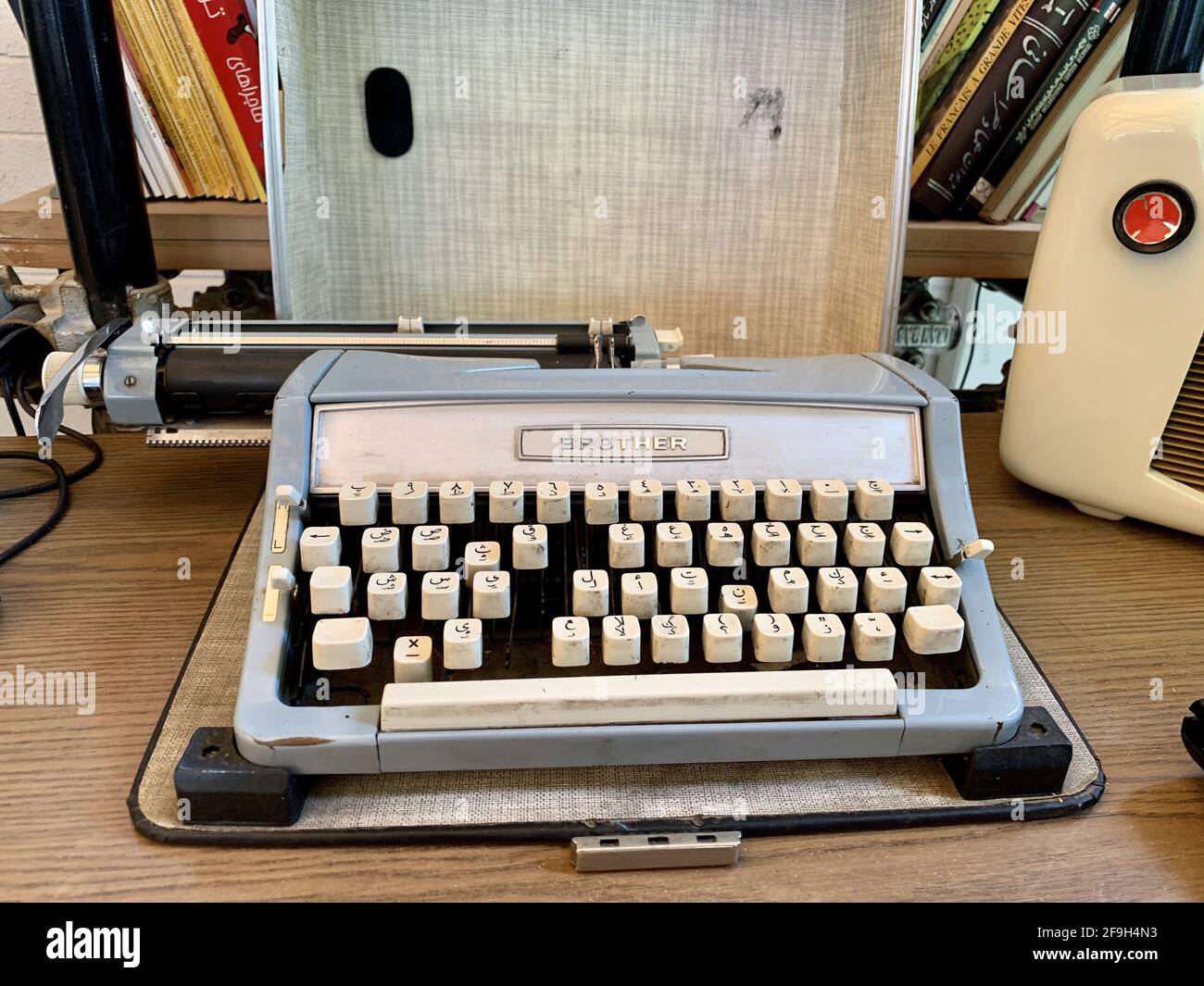 TEHRAN, IRAN - Oct 06, 2020: The old Machine-Type with Persian and ...