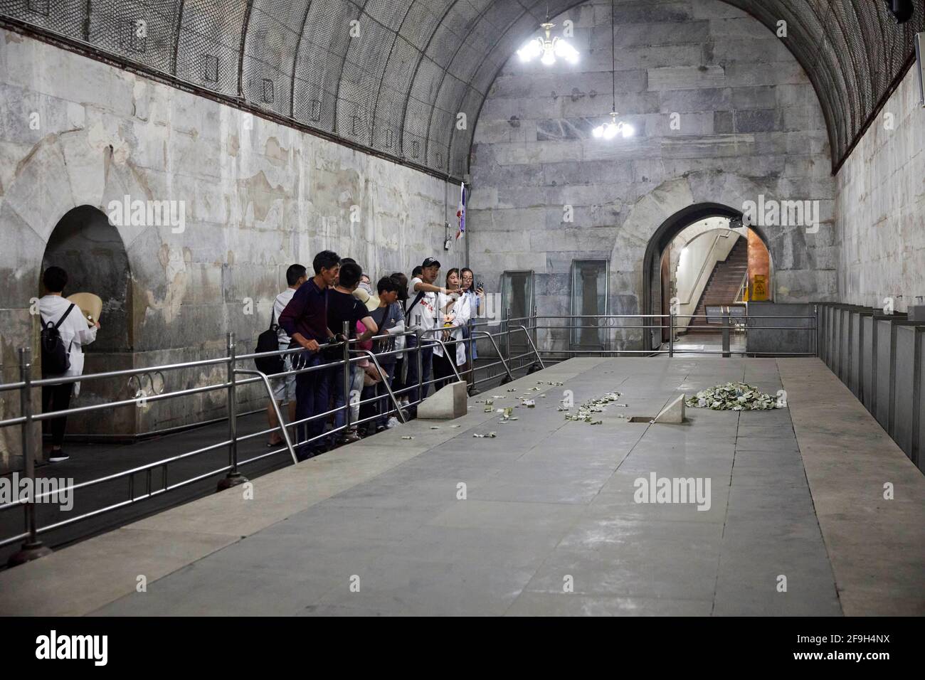 Tourists at Zhaoling Tomb Ming Dynasty in Beijing UNESCO World Heritage ...