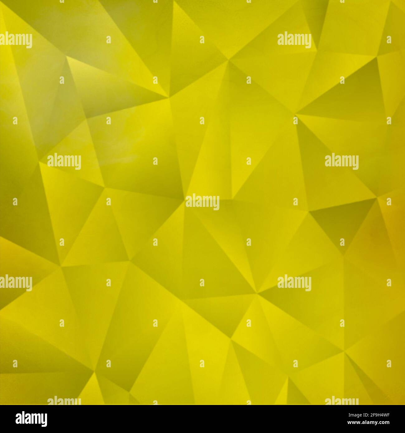 Abstract bright golden yellow polygonal geometric gradient vintage ...