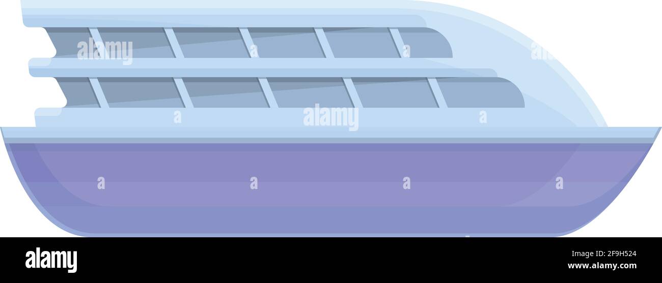 River ferry icon. Cartoon of River ferry vector icon for web design ...