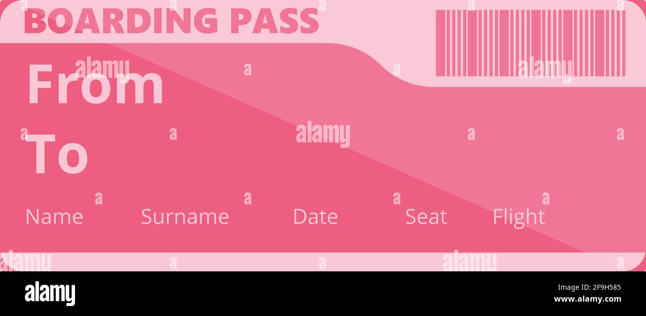 Holiday boarding pass icon. Cartoon of Holiday boarding pass vector ...