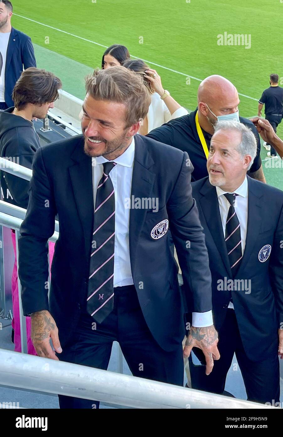 Jorge mas david beckham hi-res stock photography and images - Alamy