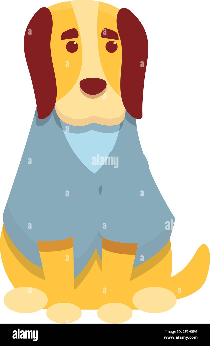 Pet dog clothes icon. Cartoon of Pet dog clothes vector icon for web ...