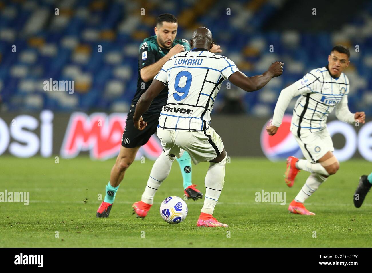 SSC Napoli's Greek defender Konstantinos Manolas challenges for the ...