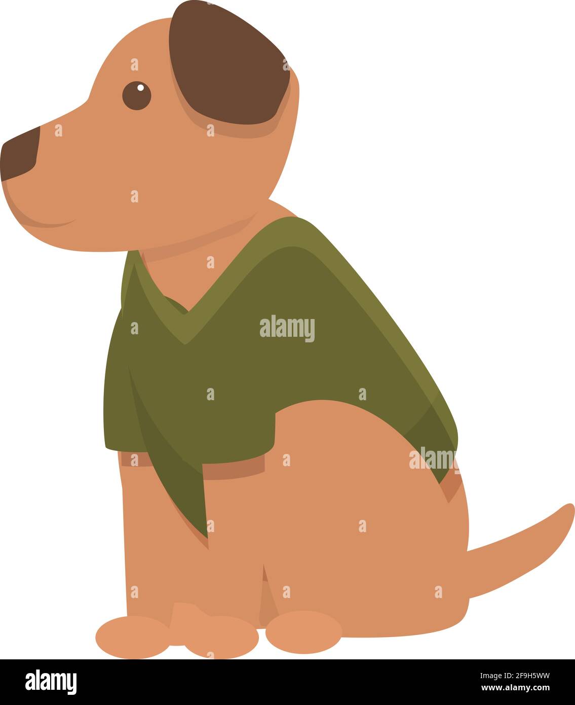 Cute dog clothes icon. Cartoon of Cute dog clothes vector icon for web ...