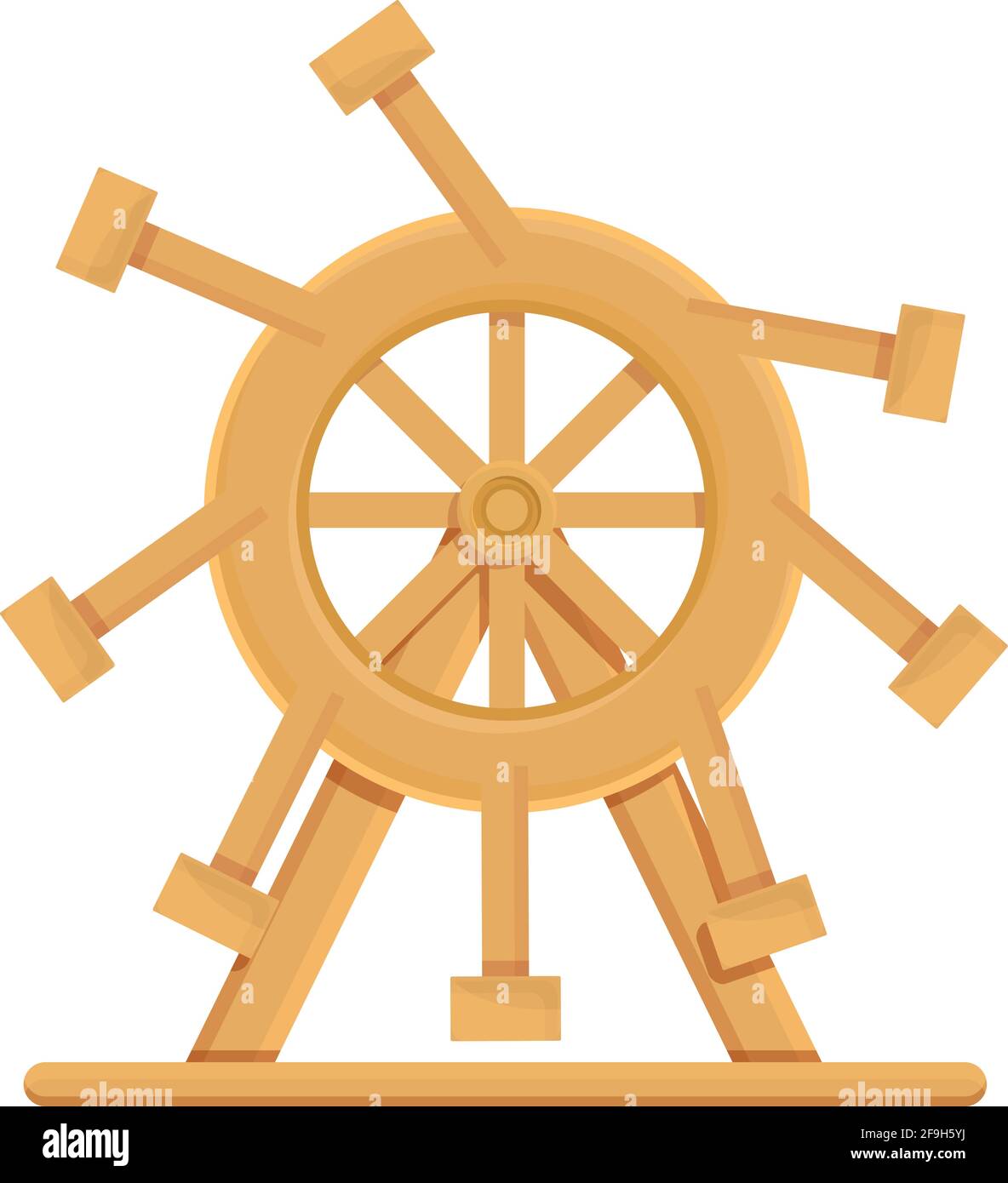 Perpetual motion wheel icon. Cartoon of Perpetual motion wheel vector ...