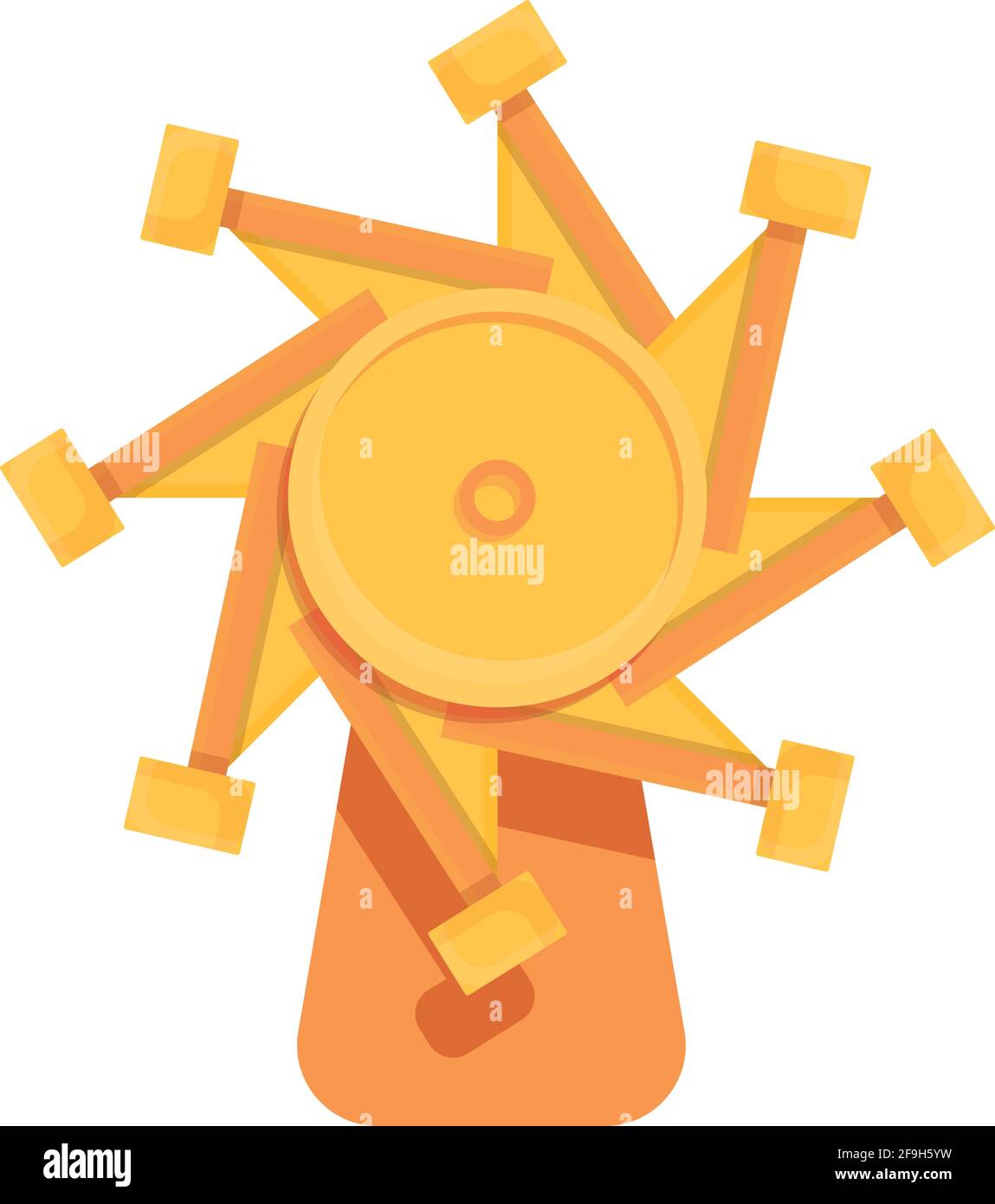 Perpetual motion star icon. Cartoon of Perpetual motion star vector ...