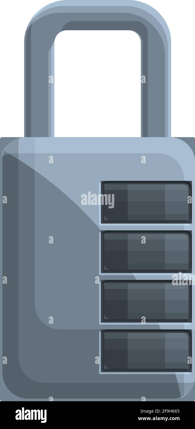 Cipher padlock icon. Cartoon of Cipher padlock vector icon for web ...