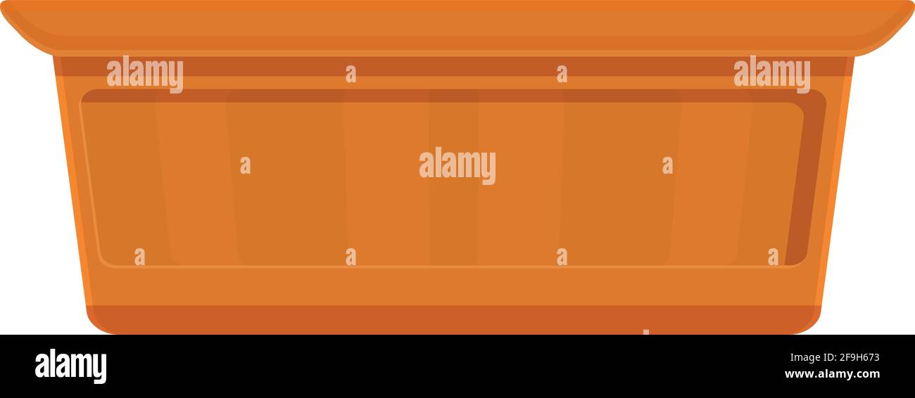 Wood bar counter icon. Cartoon of Wood bar counter vector icon for web ...