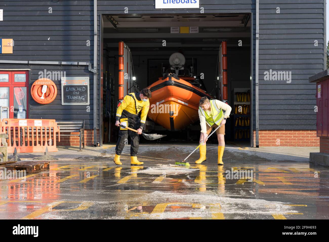 18th April 20201, Lifeboat at Whitstable station launched on training ...