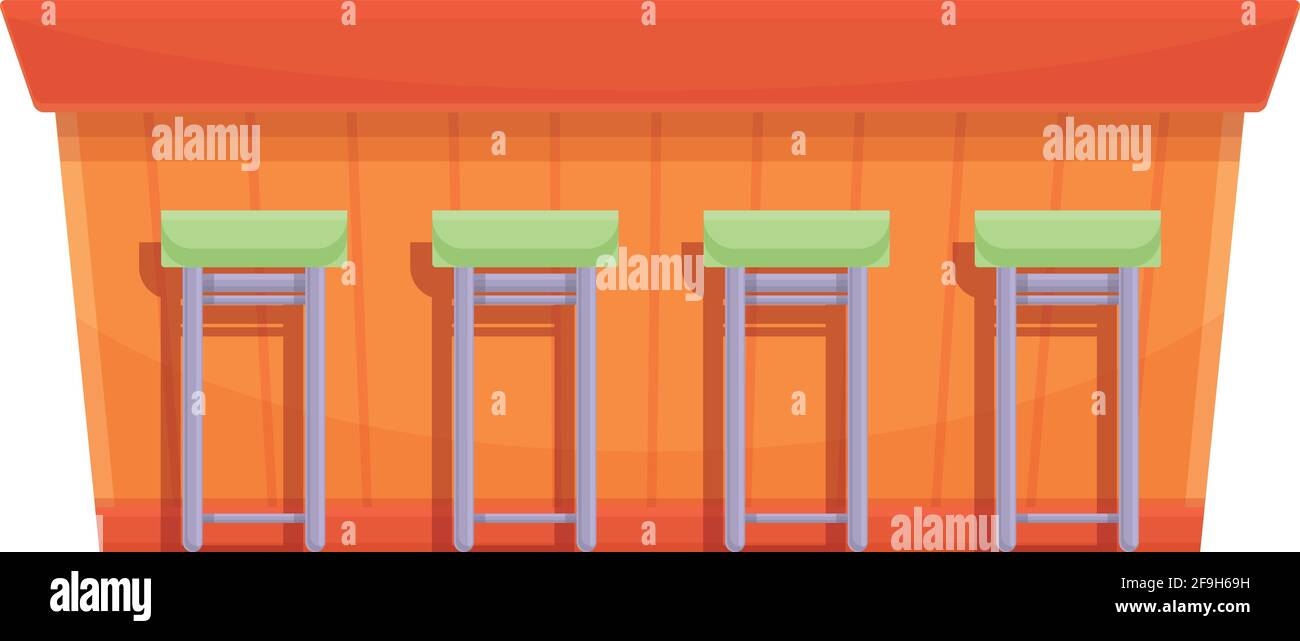 Pub bar counter icon. Cartoon of Pub bar counter vector icon for web ...