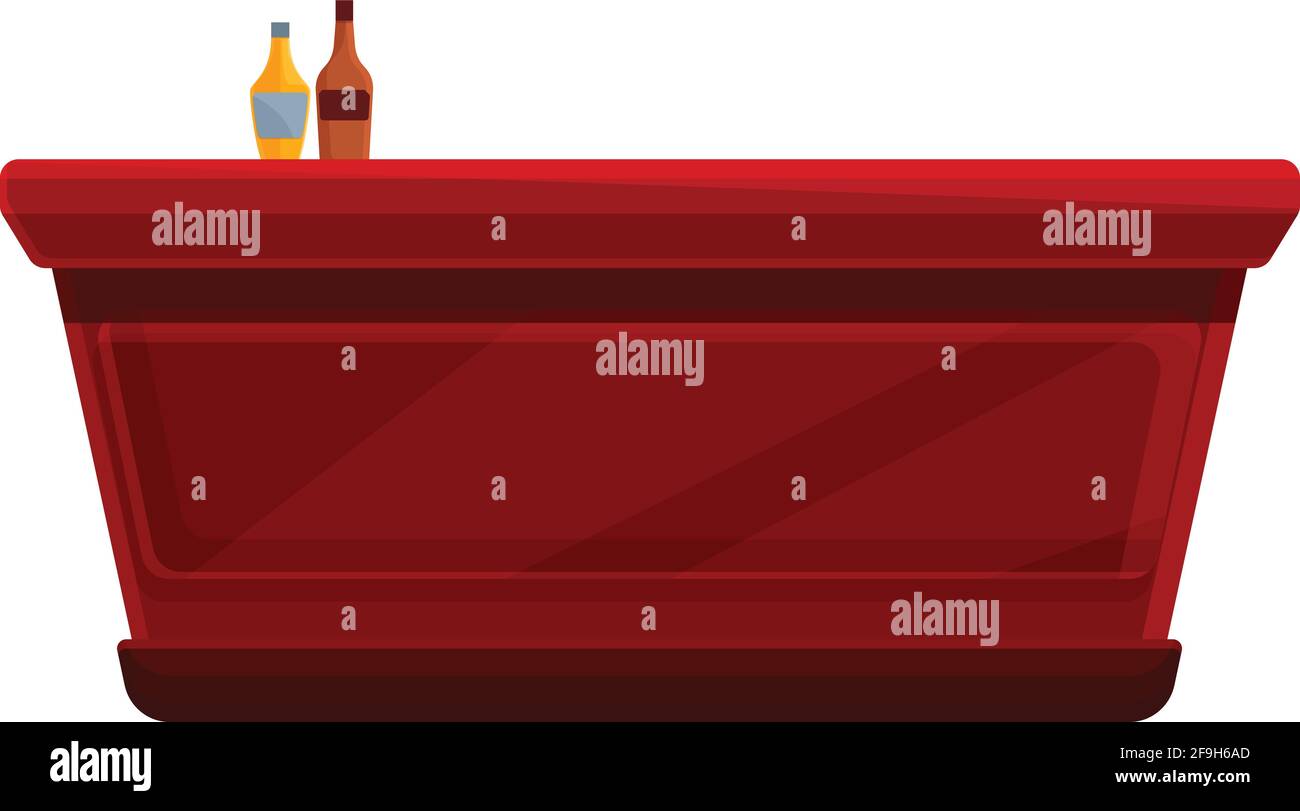 Beer bar counter icon. Cartoon of Beer bar counter vector icon for web ...