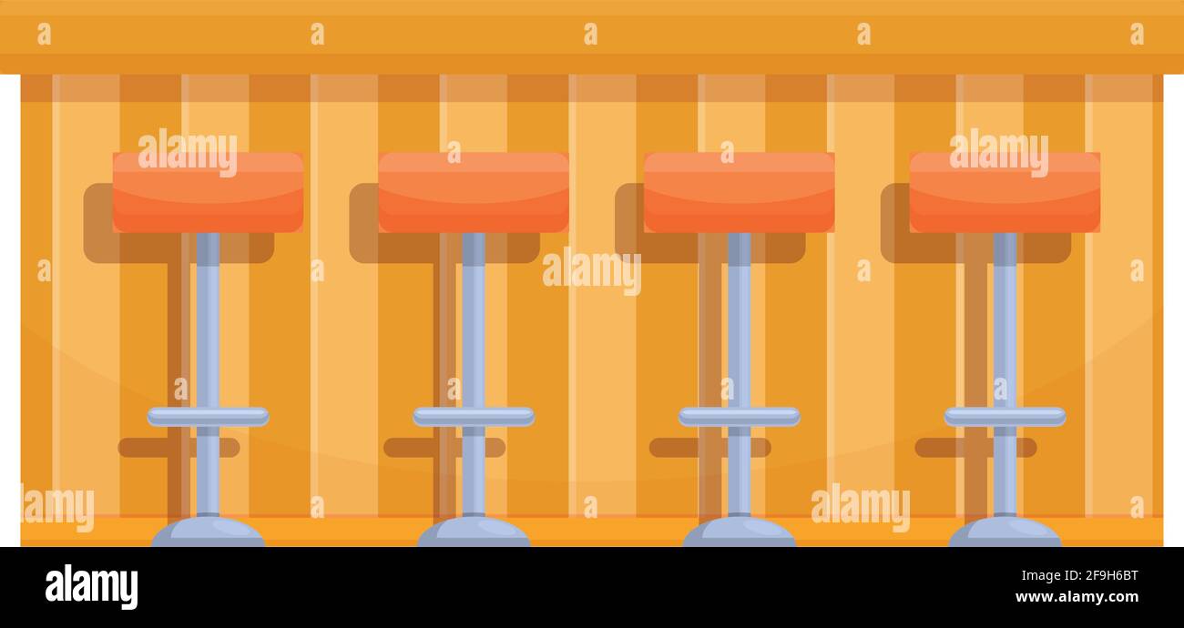 Cafetaria bar counter icon. Cartoon of Cafetaria bar counter vector ...