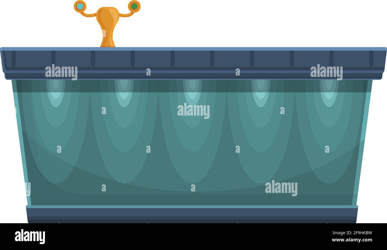 Glass bar counter icon. Cartoon of Glass bar counter vector icon for ...