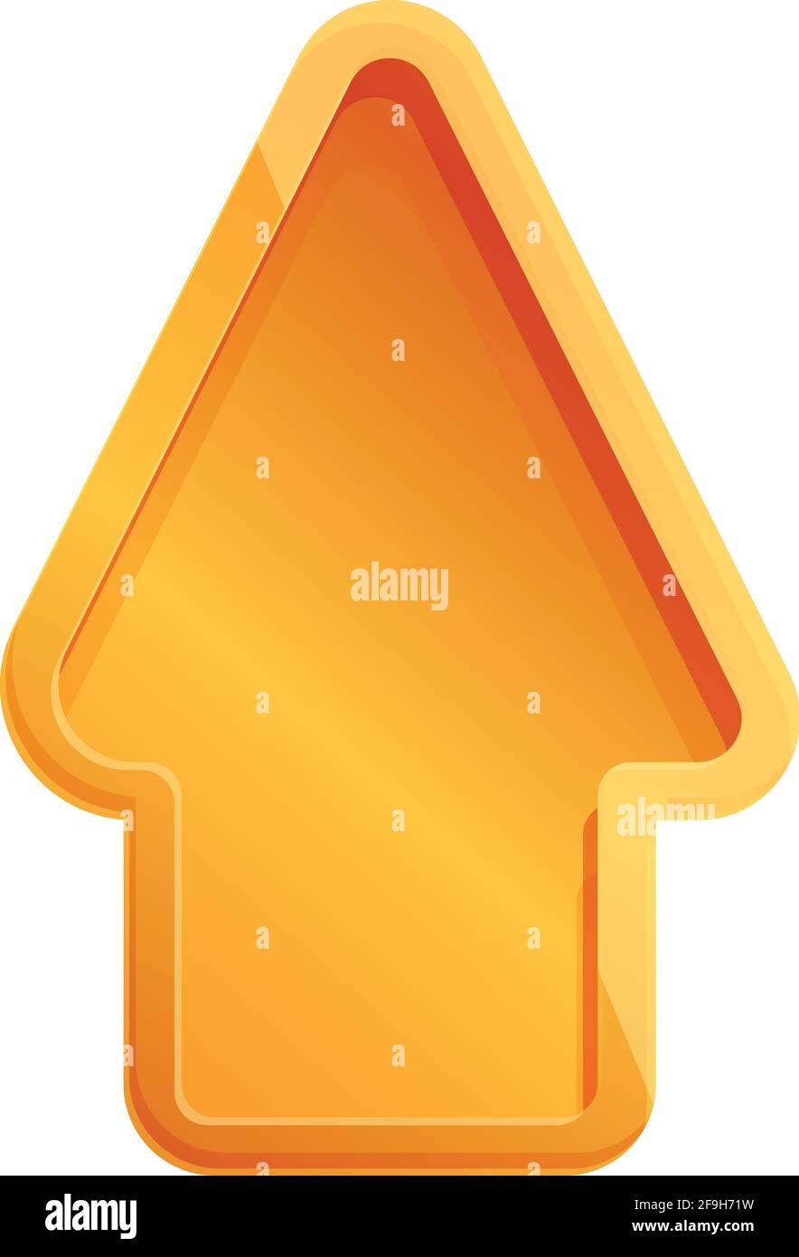 Ranking arrow up icon. Cartoon of Ranking arrow up vector icon for web ...