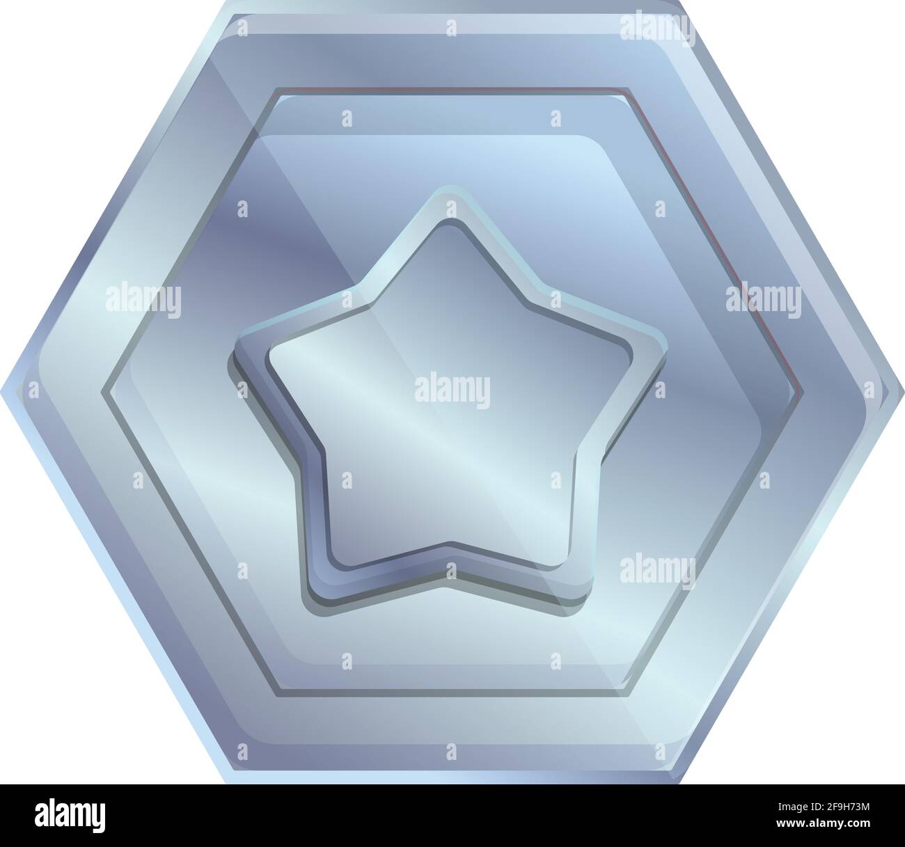 Ranking silver coin icon. Cartoon of Ranking silver coin vector icon ...