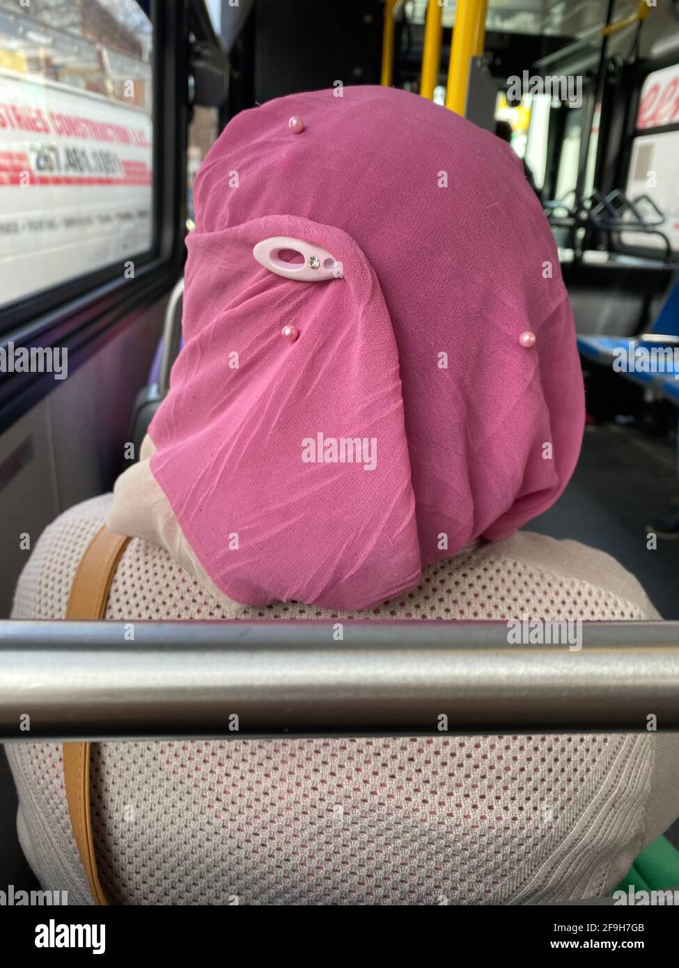 Woman rides bus in hi-res stock photography and images - Alamy