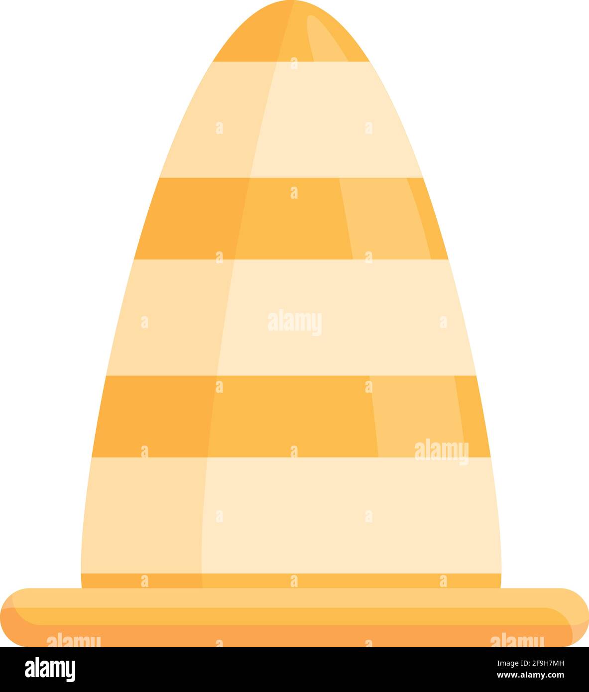 Road cone icon. Cartoon of Road cone vector icon for web design ...