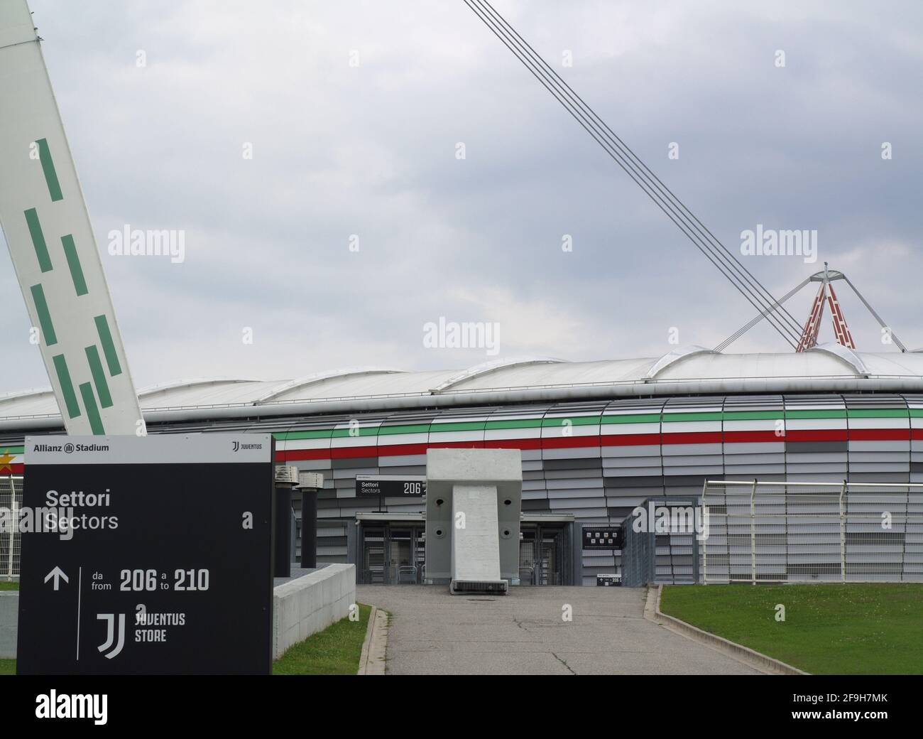 The Allianz Stadium in Vallette, Turin, home ground of Juventus FC and ...