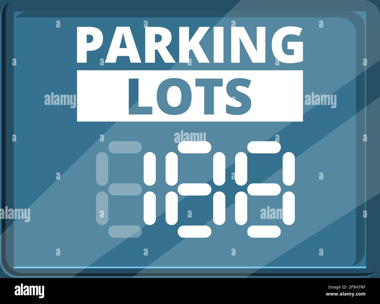 Parking lots icon. Cartoon of Parking lots vector icon for web design ...