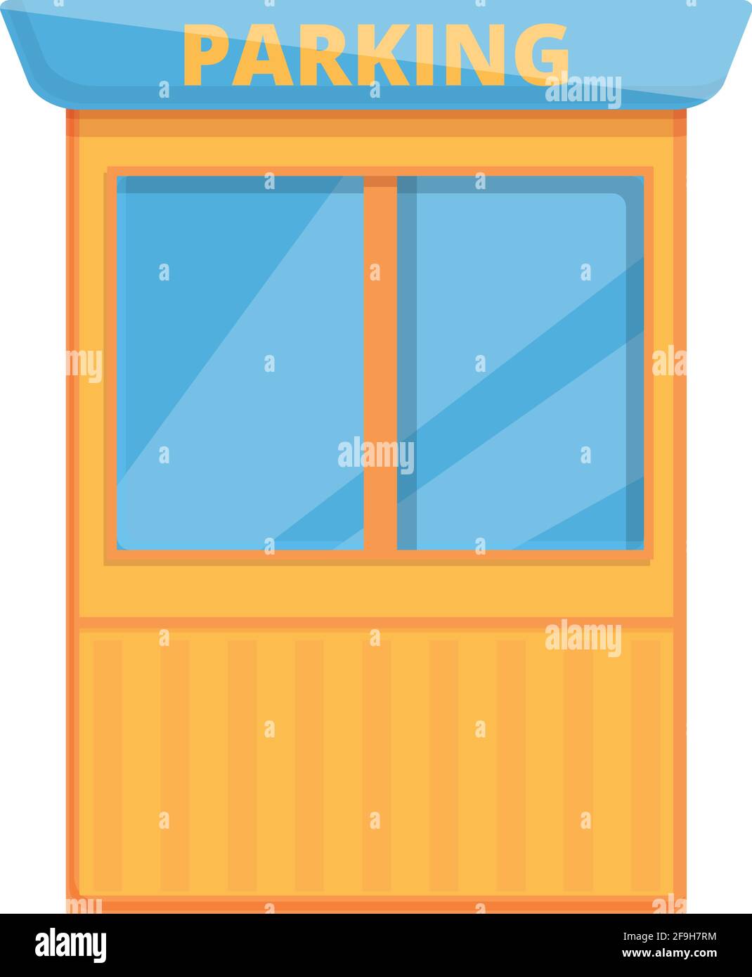 Parking kiosk icon. Cartoon of Parking kiosk vector icon for web design ...