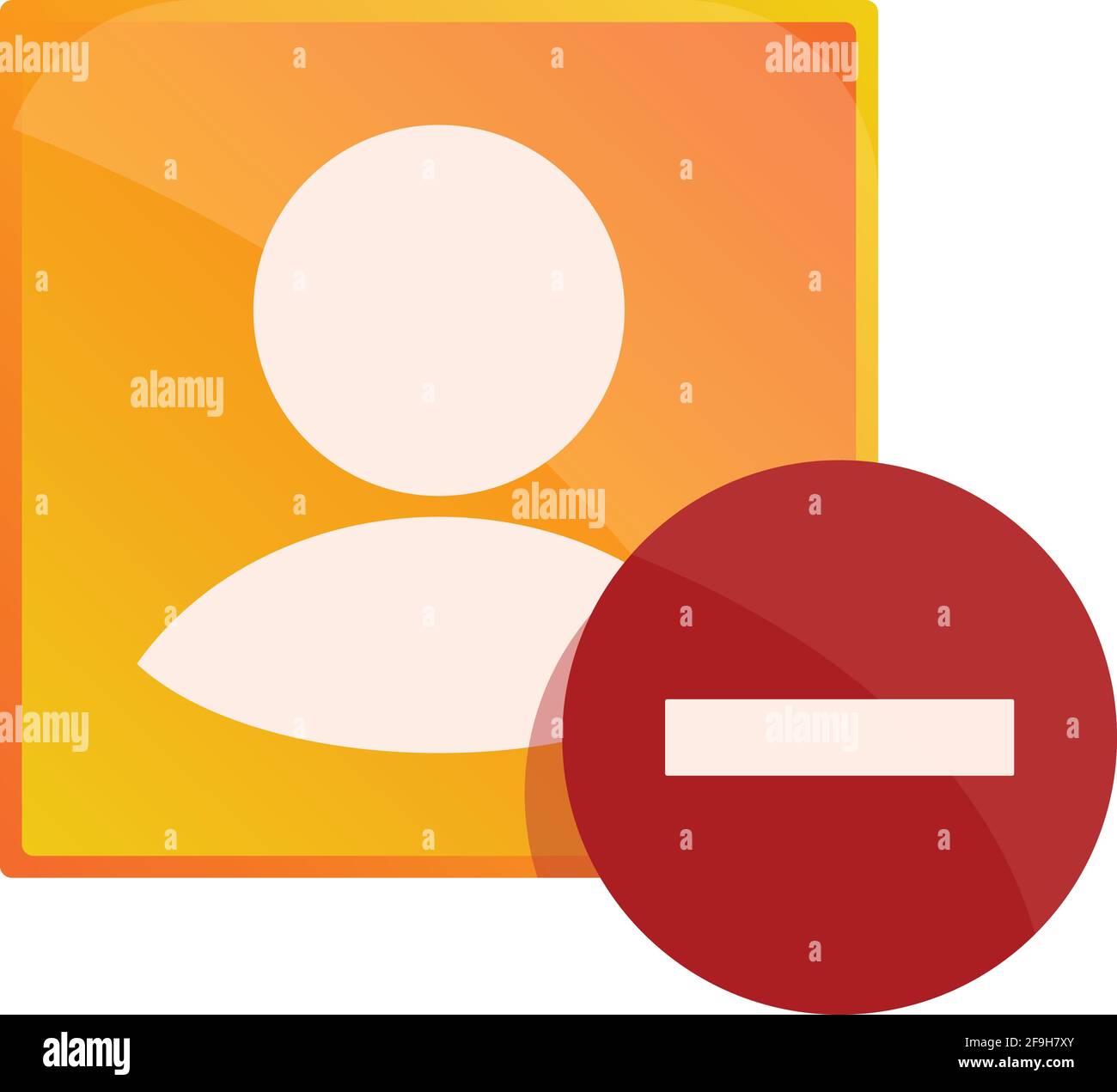 Delete User Account Icon Cartoon Of Delete User Account Vector Icon For Web Design Isolated On