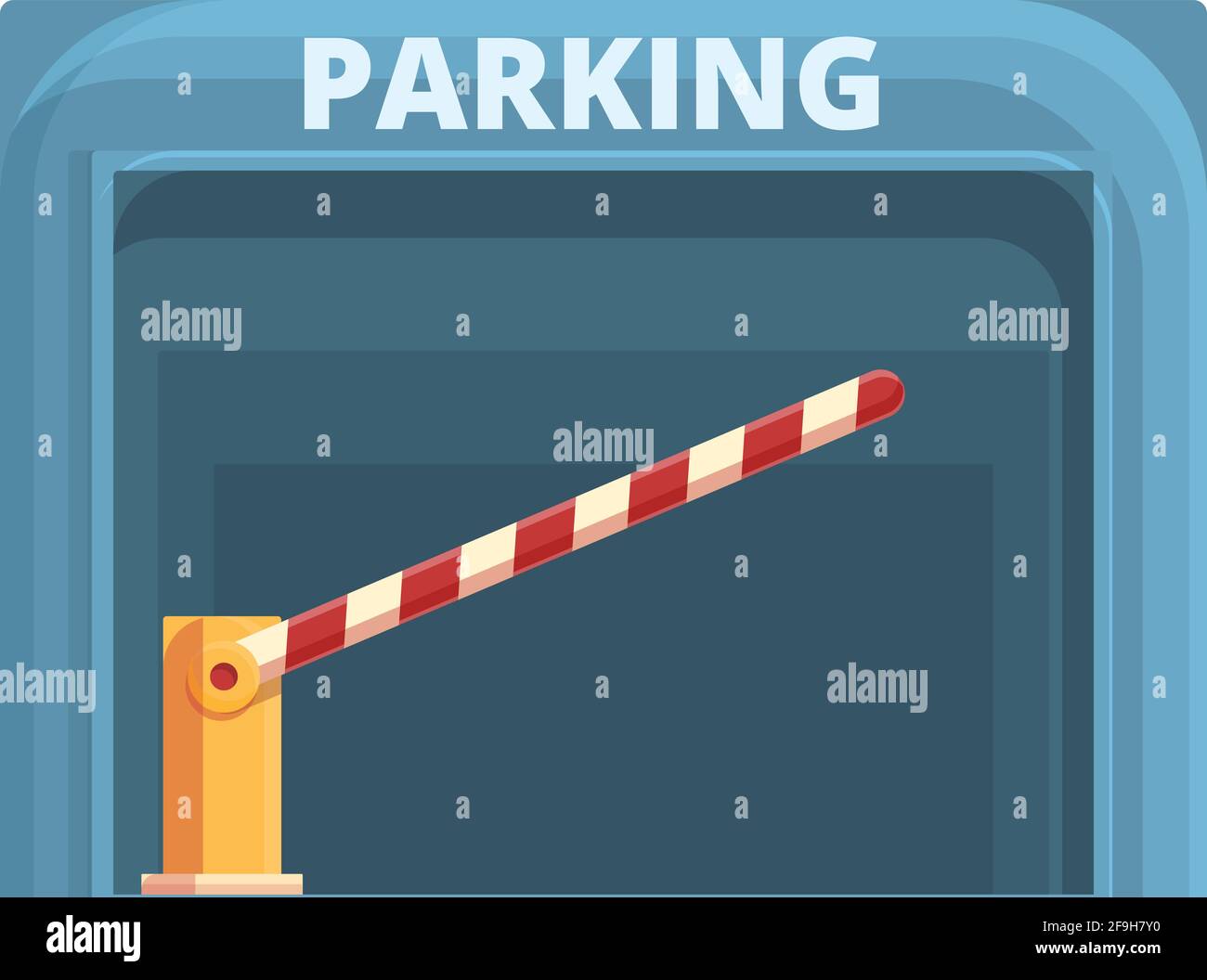 Subterranean paid parking icon. Cartoon of Subterranean paid parking ...
