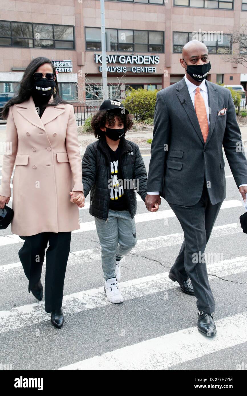 New York, New York, USA. 18th Apr, 2021. (L-R) Crystal McCrary McGuire ...