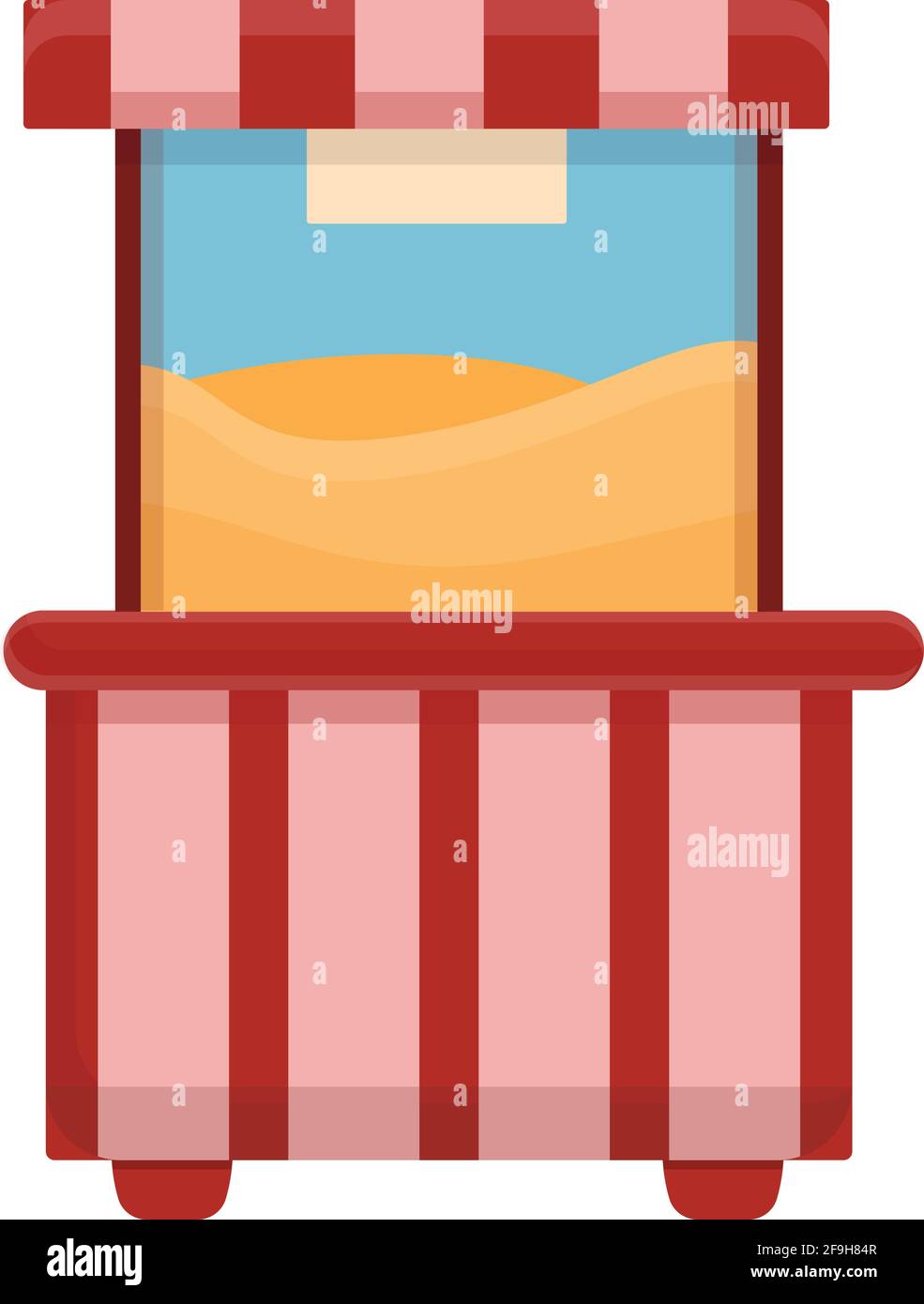 Popcorn machine icon. Cartoon of Popcorn machine vector icon for web ...