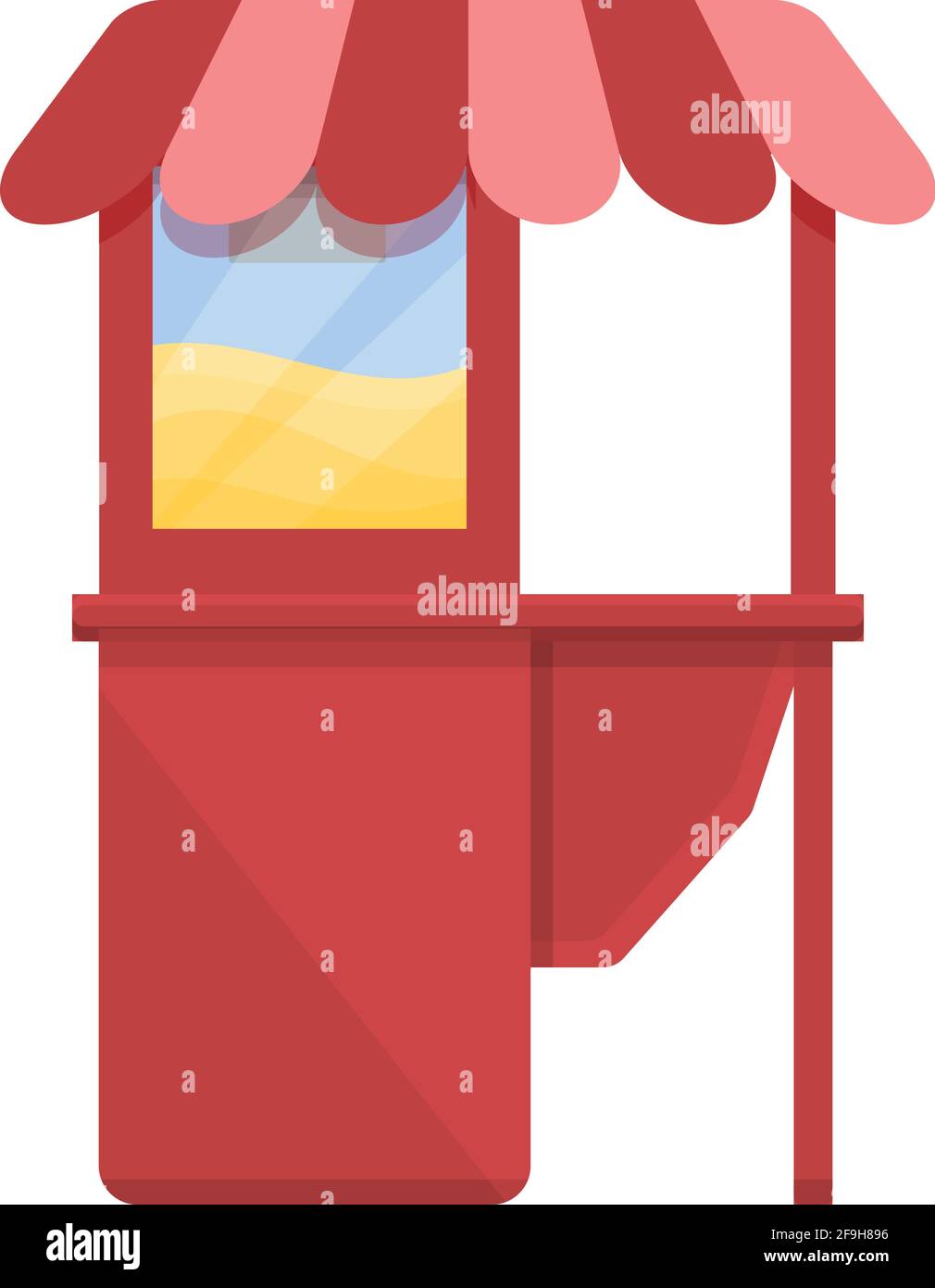 Popcorn shop icon. Cartoon of Popcorn shop vector icon for web design ...