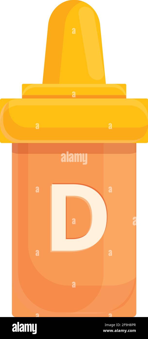 Serum vitamin d icon. Cartoon of Serum vitamin d vector icon for web ...