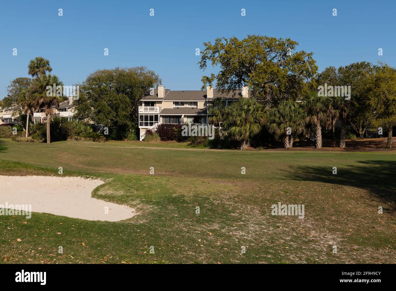 Wild Dunes Resort, South Carolina, USA - April 5, 2021. Golf course ...