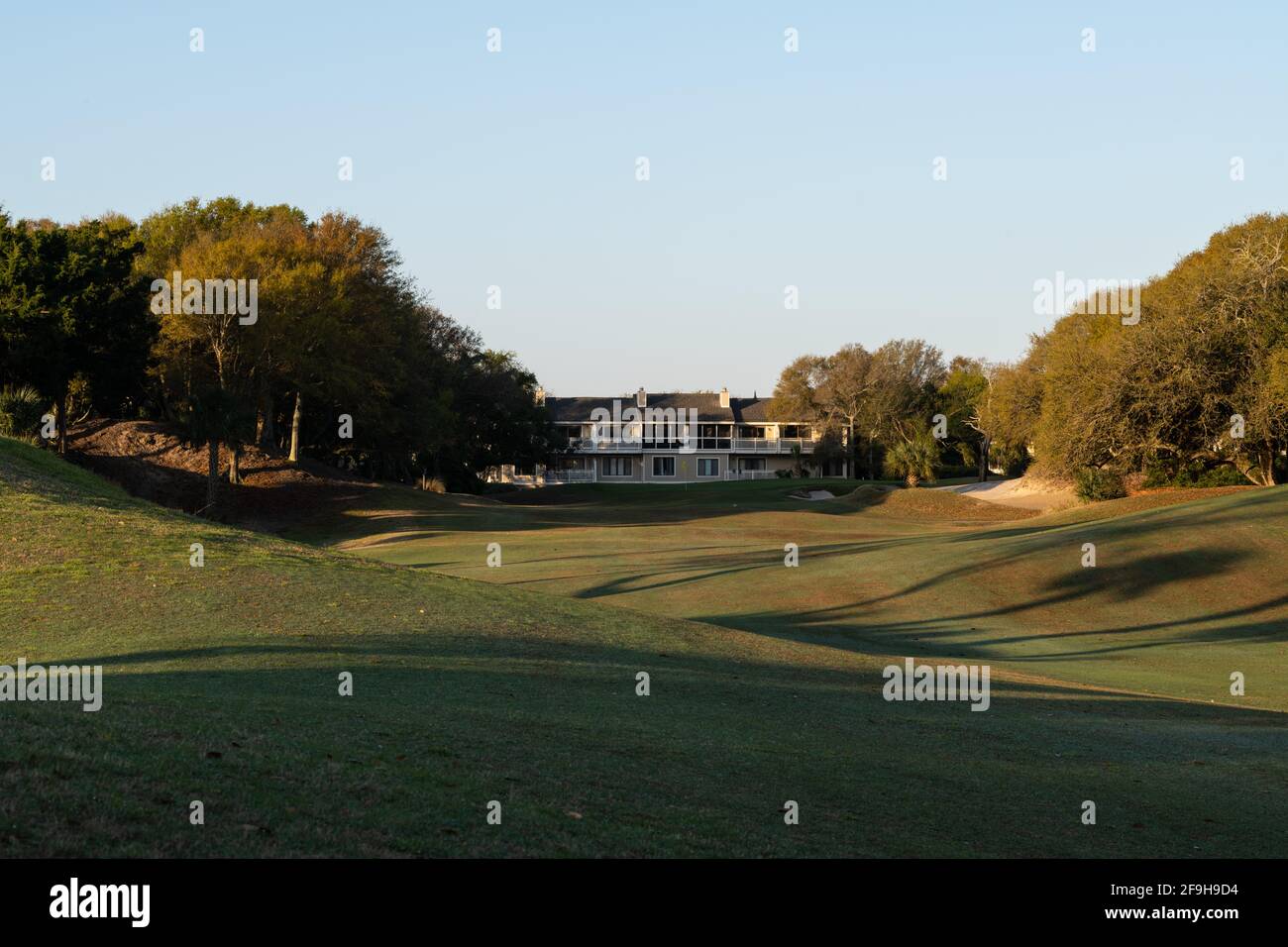 Wild Dunes Resort, South Carolina, USA - April 5, 2021. Golf course ...