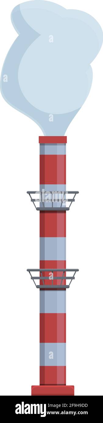 Central chimney icon. Cartoon of Central chimney vector icon for web ...