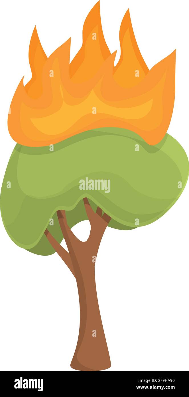Cartoon Burning Tree High Resolution Stock Photography and Images - Alamy