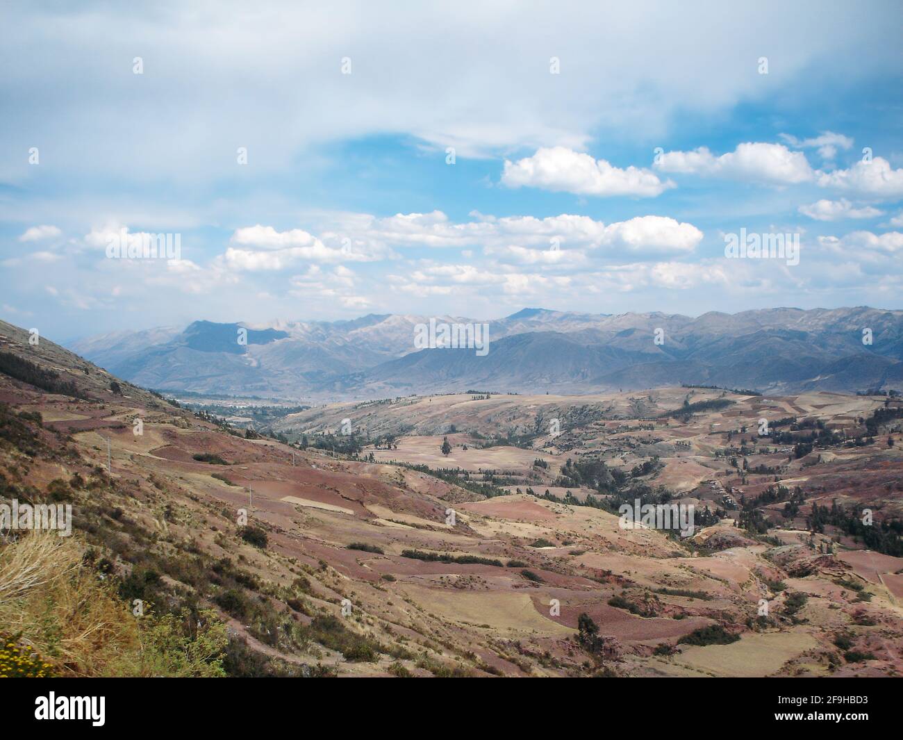 Scenic landscapes of the Sacred Valley of the Incas near Cusco Peru ...