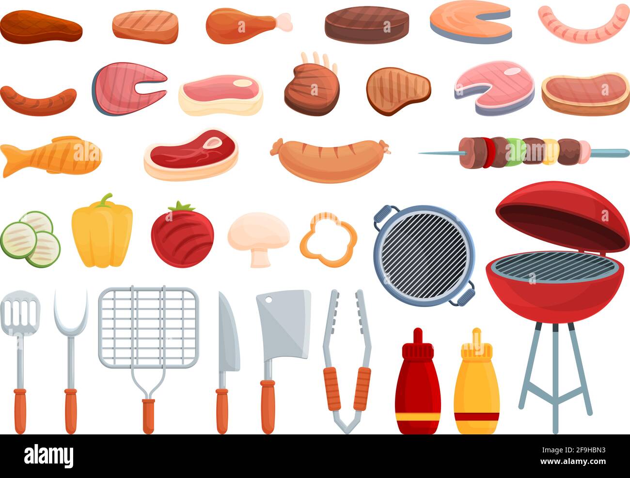 Korean food dish grilled Cut Out Stock Images & Pictures - Alamy
