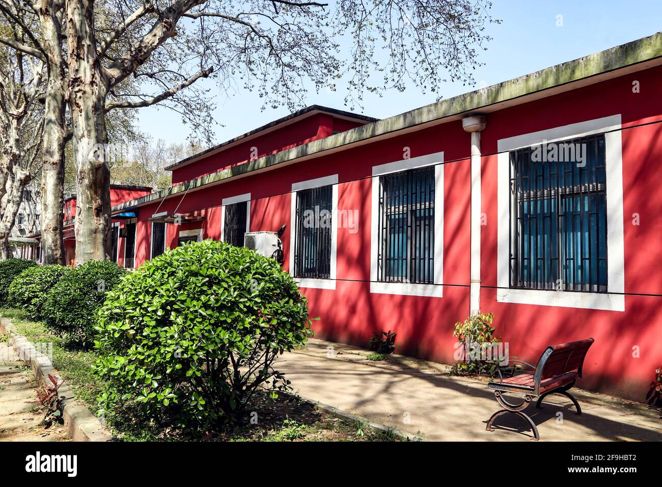 This is a lovely red house Stock Photo - Alamy