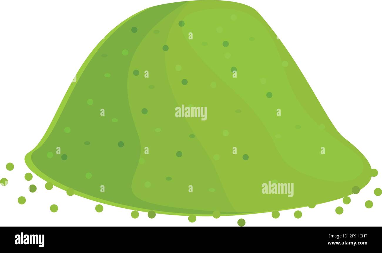 Green paprica powder icon. Cartoon of Green paprica powder vector icon ... Green paprica powder icon. Cartoon of Green paprica powder vector icon ...