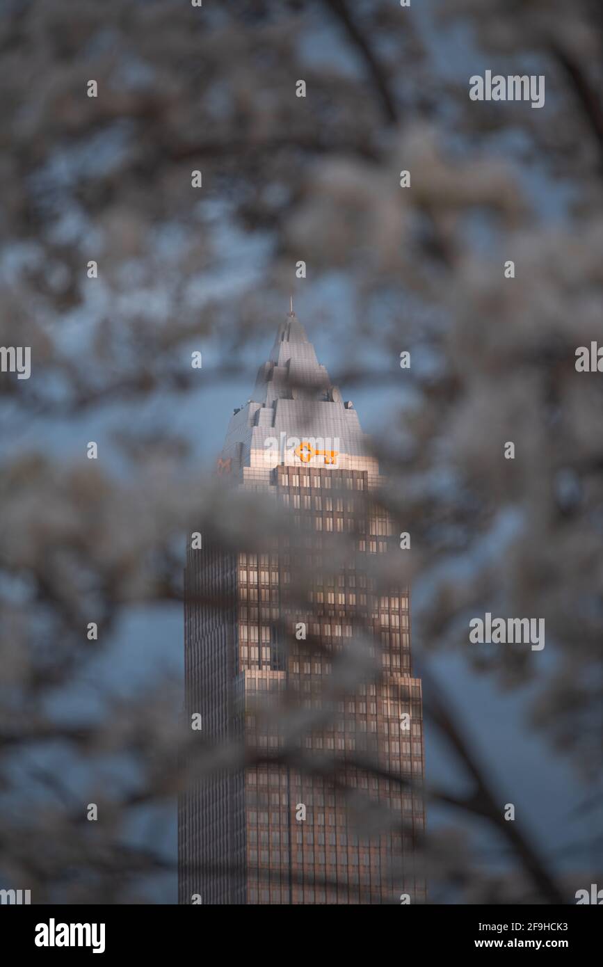 key tower in cleveland ohio in spring Stock Photo - Alamy