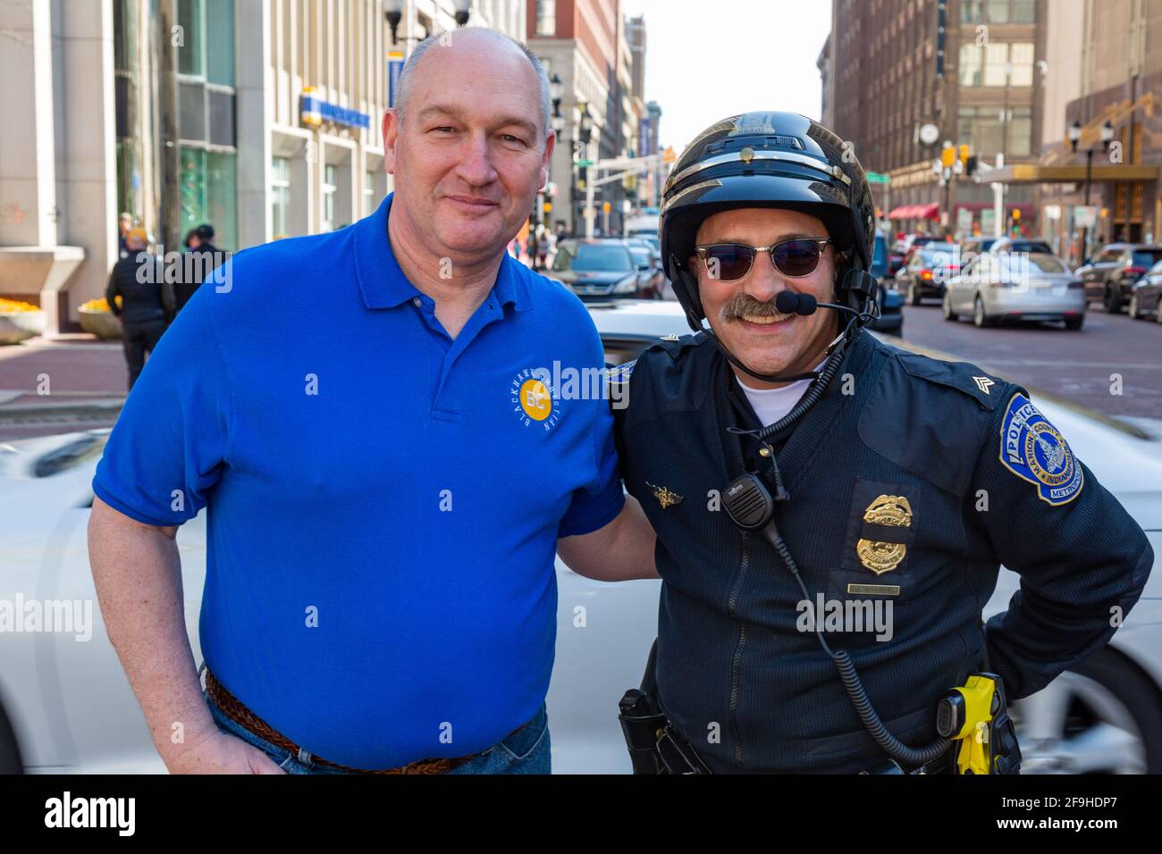 Indianapolis PD Motor Sergeant Jerald "Jerry" Mahshie poses with ...