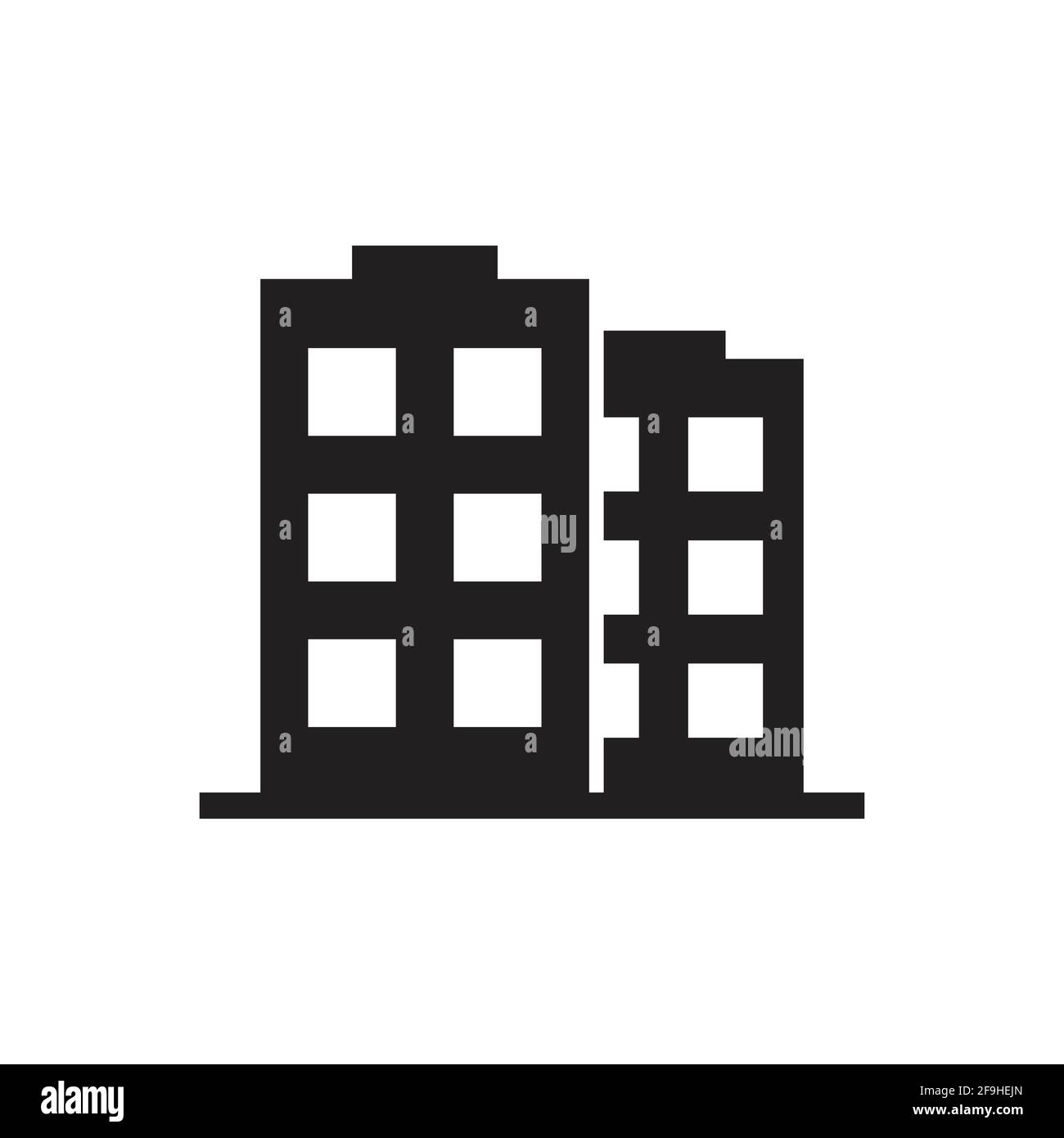 Business Building Icon Vector