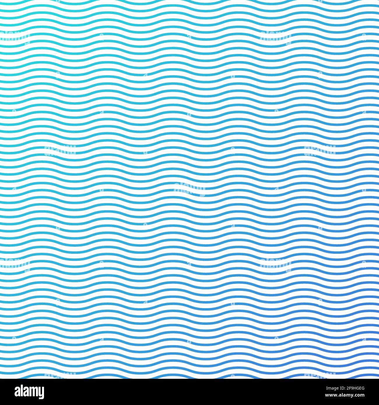 Blue seamless wave line pattern vector illustration with white ...