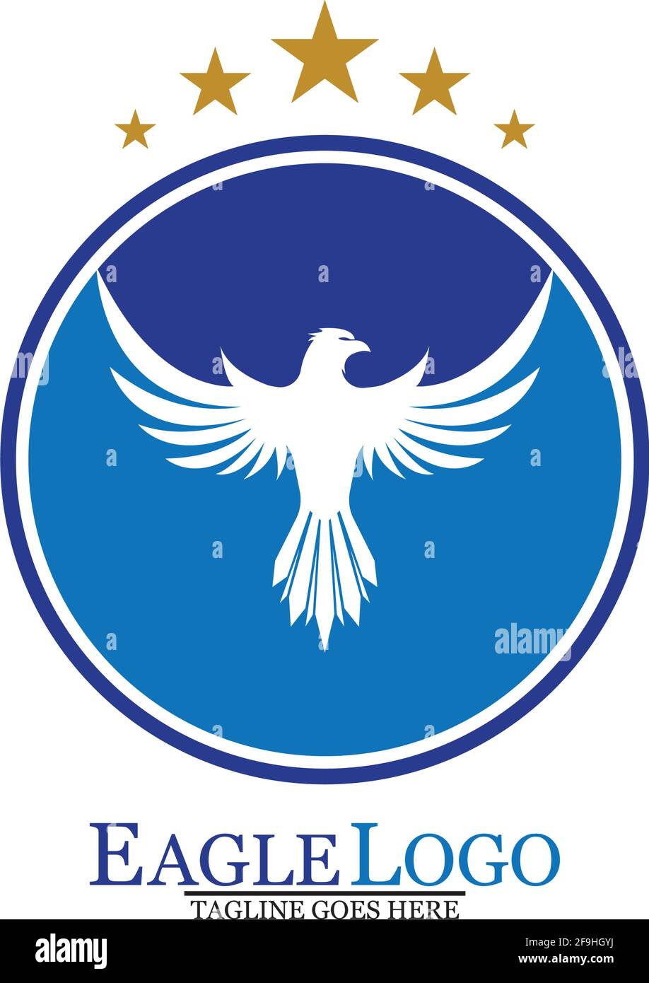 Light Blue Falcon Logo