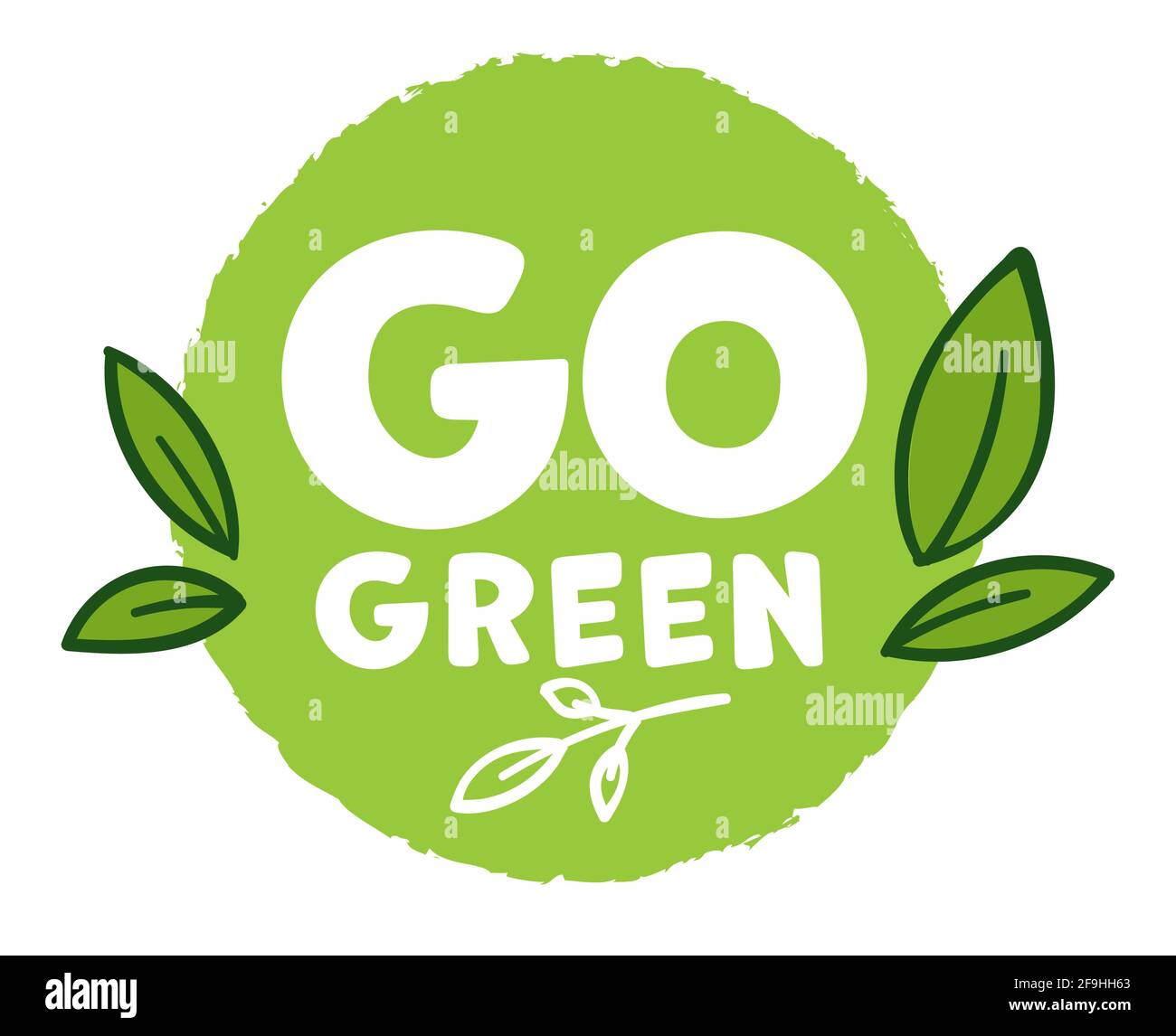 Go green ecology and environment saving banner Stock Vector Image & Art ...
